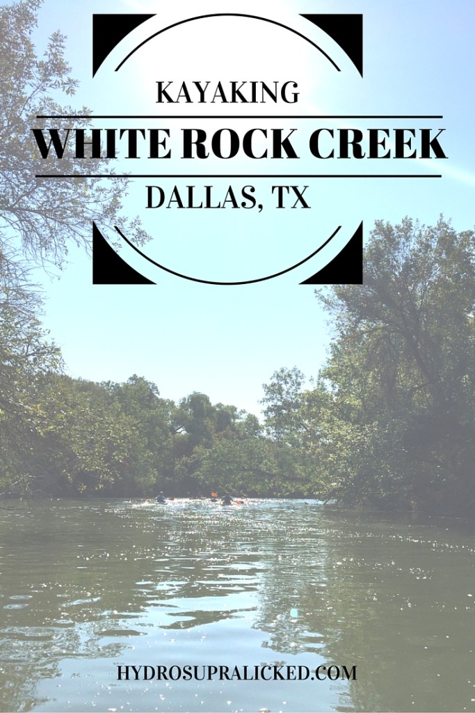 Kayaking in White Rock Creek - Traveling Dog Mom Diaries